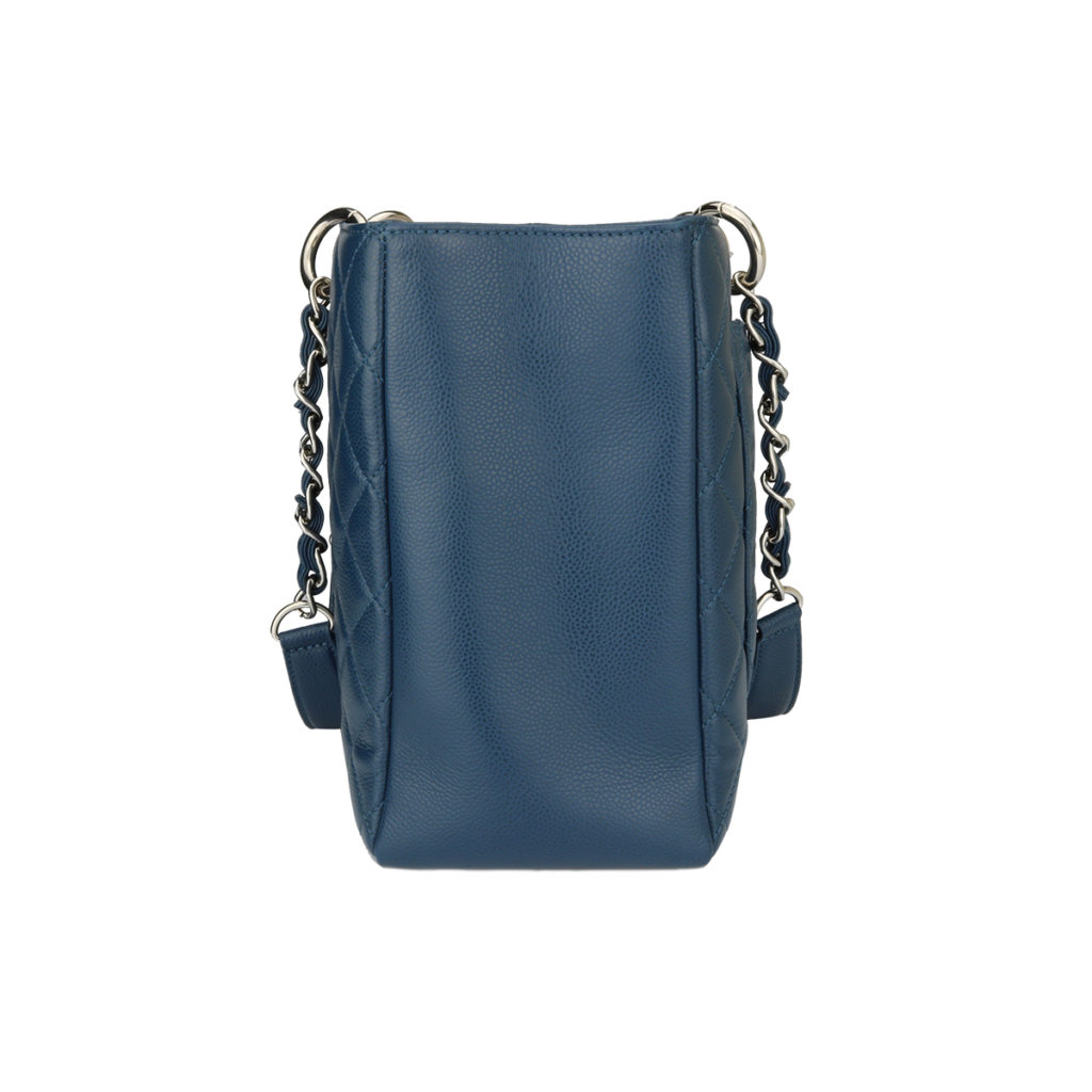 CHANEL Grand Shopping Tote (GST) Blue Caviar Silver Hardware 2013 ...